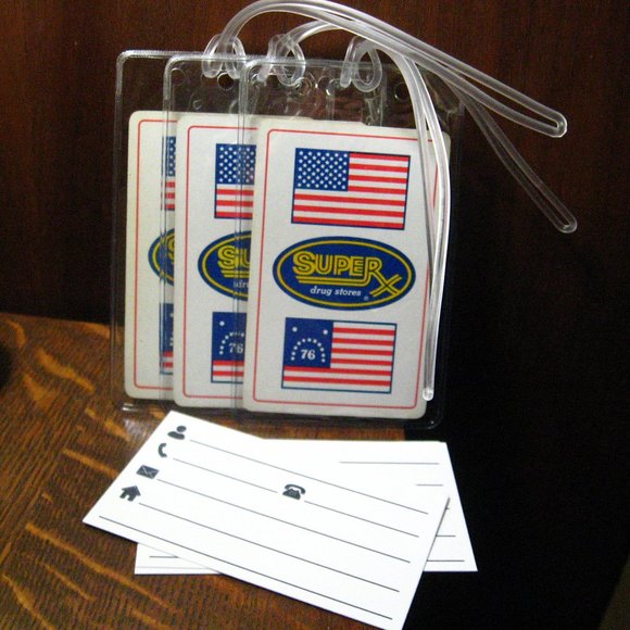 SupeRX Drug Stores | Accessories | Superx Drug Stores Vintage Playing ...